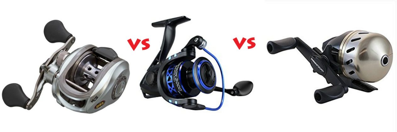 Fishing Reel Types Explained - Baitcast Vs Spinning Vs Spincast ...
