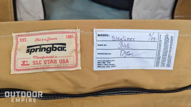 Springbar Skyliner Tent Review